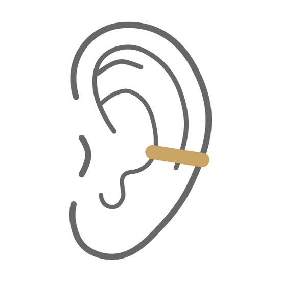 Kolczyk Forward Helix – PiercingXXL Sklep